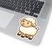 Kawaii Fluffy Sheep Sticker | Cute Animal Decal Perfect for Laptops ...