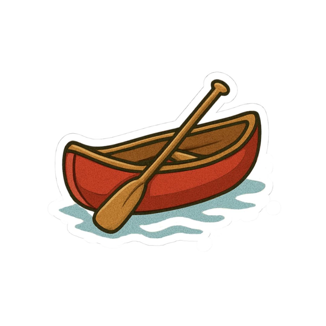 Canoe Adventure Sticker | Perfect for Outdoors Enthusiasts, Water ...