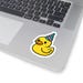 Party Hat Ducky Sticker, Cute Duck Party Favor, Cute Stickers for Kids ...