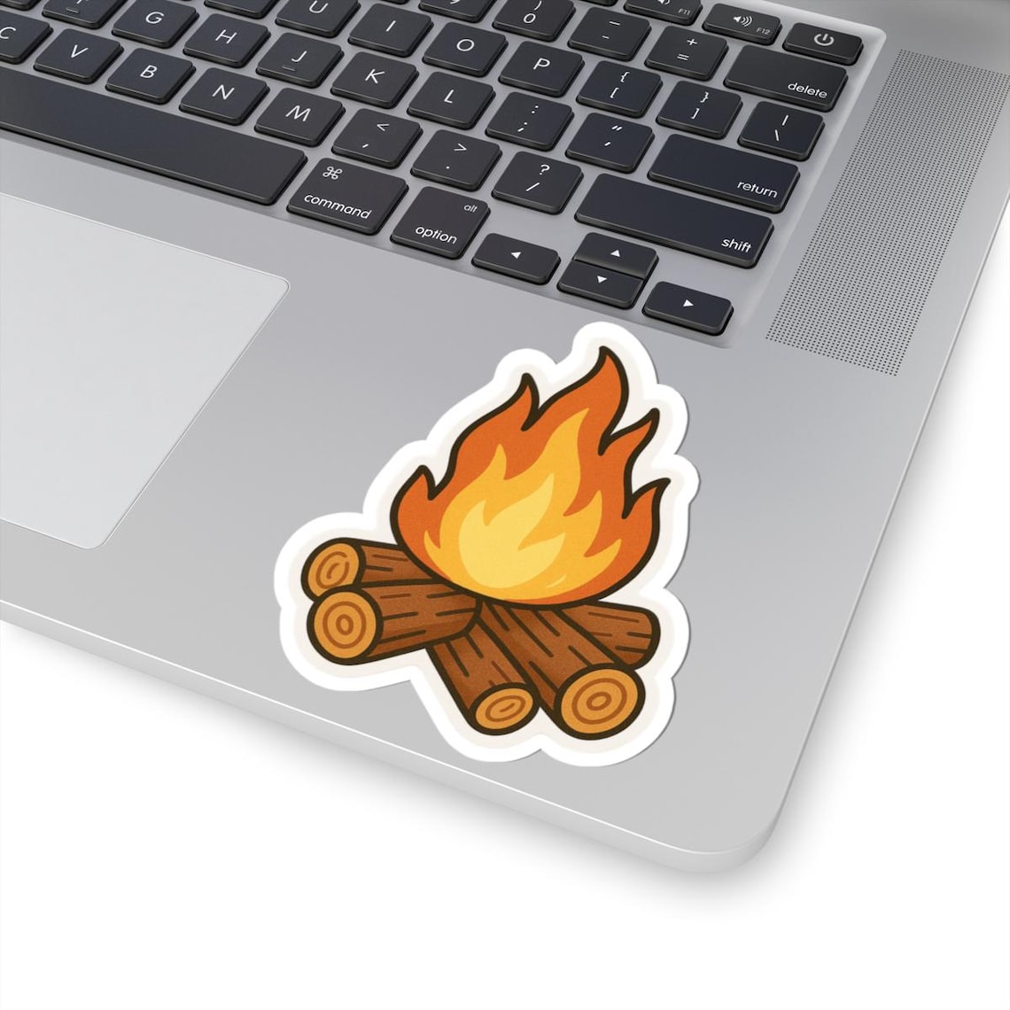 Campfire Sticker - Outdoor Adventure Camping Decals, Nature Lover Gift ...