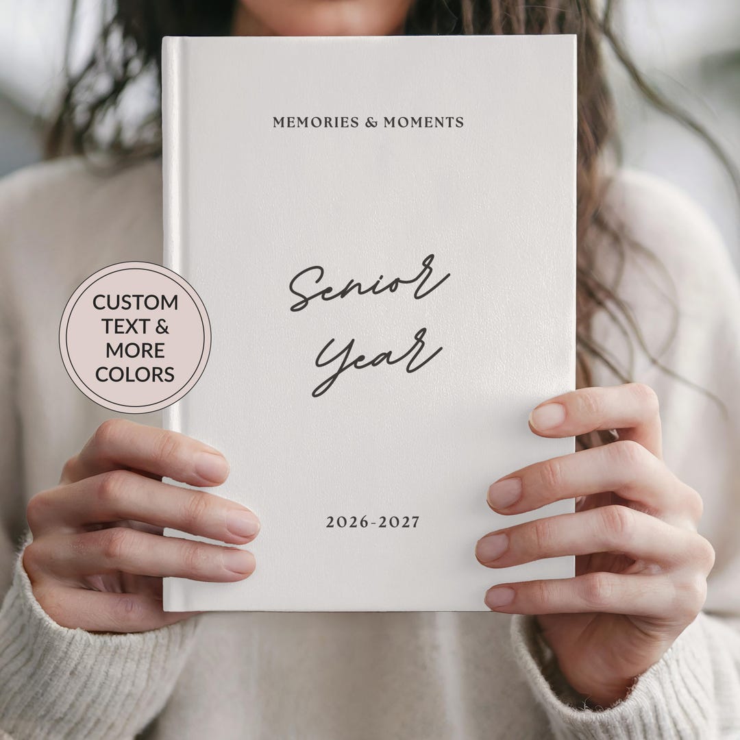 Personalized Senior Year Journal for Student, Custom Notebook, Back to ...
