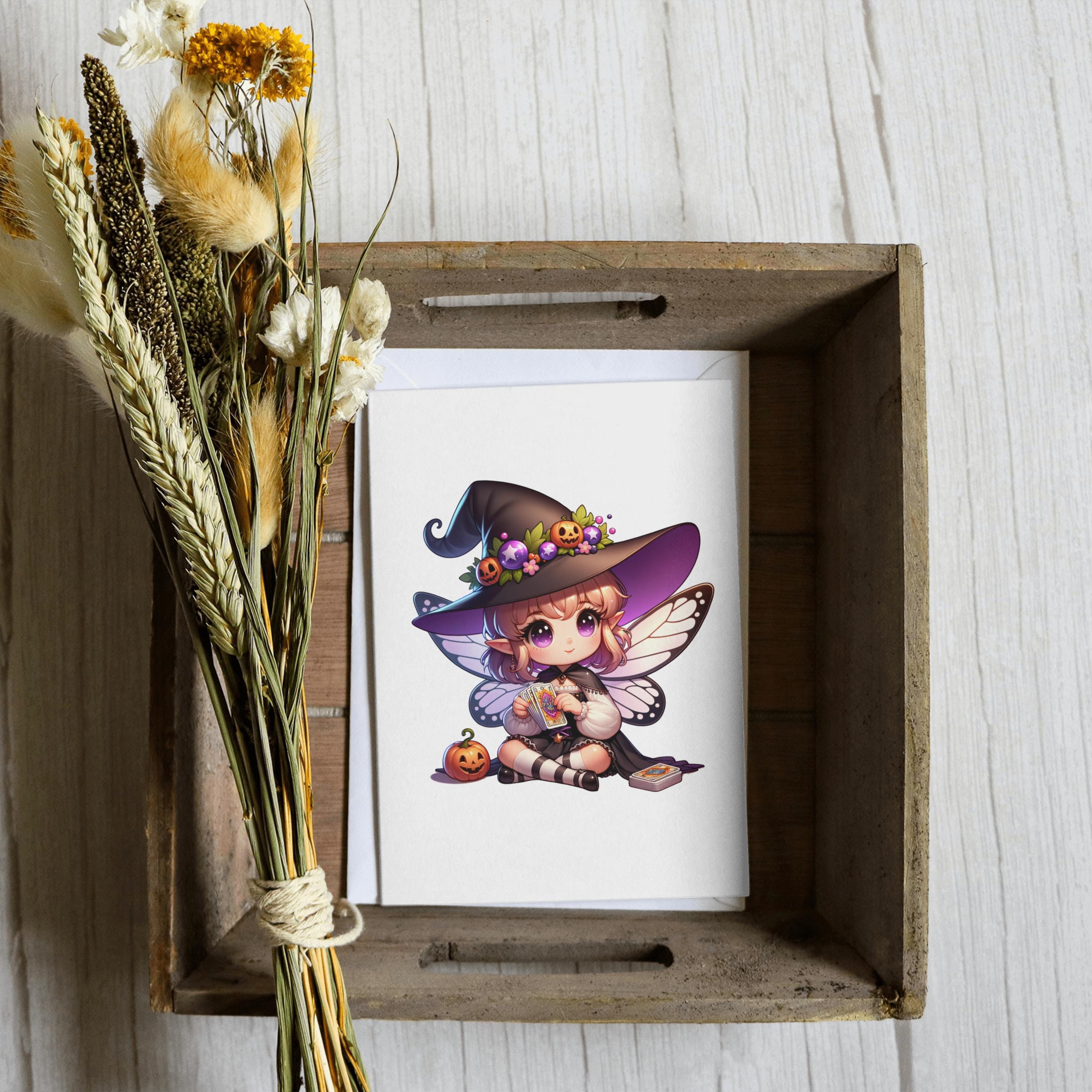 Fairy Playing Cards Clipart, Tarot Card Fairy, Halloween Fairy With ...