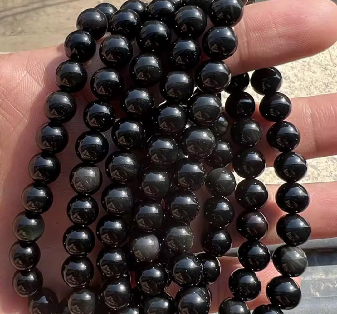 Real Obsidian/ Obsidiana Healing Stones for Protection, Grounding ...