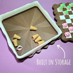 Ice Cream Checkers | 3D Printed Game | IHOP Game | Waffle House Game ...