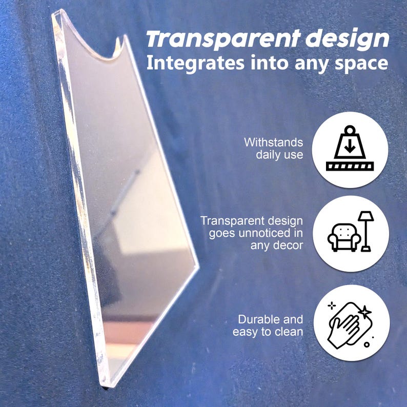 Wall Spacer Protect Walls & Furniture Invisible Couch Bumper Stopper ...