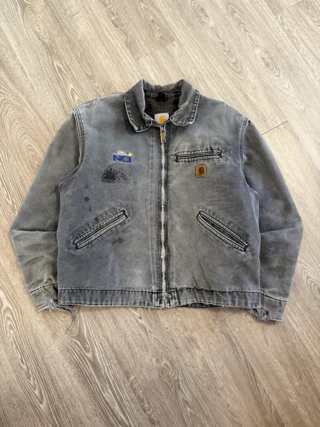 Vintage Carhartt Detroit Jacket J97 PTL Large Rare - Etsy