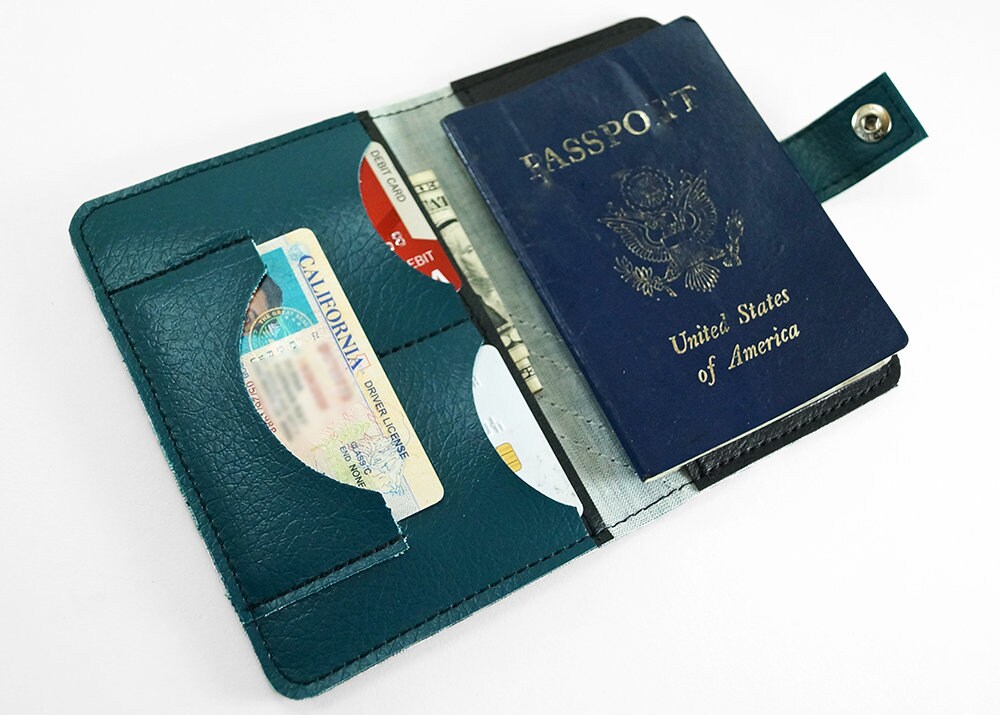 Jet Age Vintage Passport Wallet Full Sized Passport Cover - Etsy
