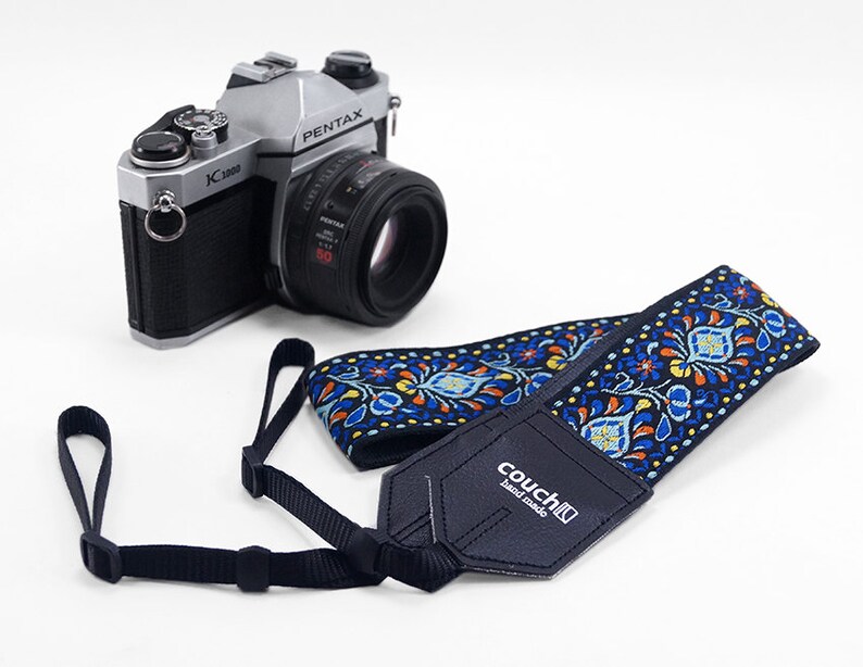 Hendrix Electric Blue Hippie Weave Camera Strap - Etsy