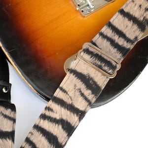 Tiger Stripes Guitar Strap - Etsy