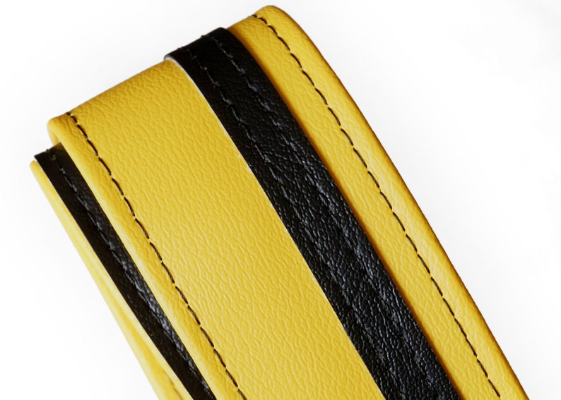 Yellow With Black Racing Stripe Camera Strap - Etsy