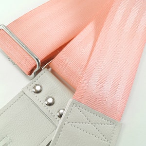 Soft Pink Seatbelt Guitar Strap, Upcycled Pink Guitar Straps - Etsy