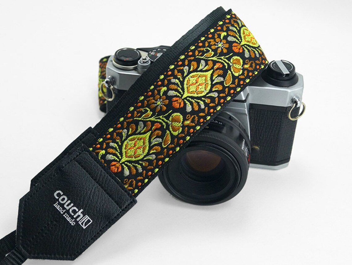 Boho Camera Strap Psychedelic Sunset Hendricks Hippie Weave | Etsy