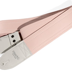 Pink Vintage Candy Guitar Strap, Dusty Pink, Pastel Vegan Guitar Straps ...