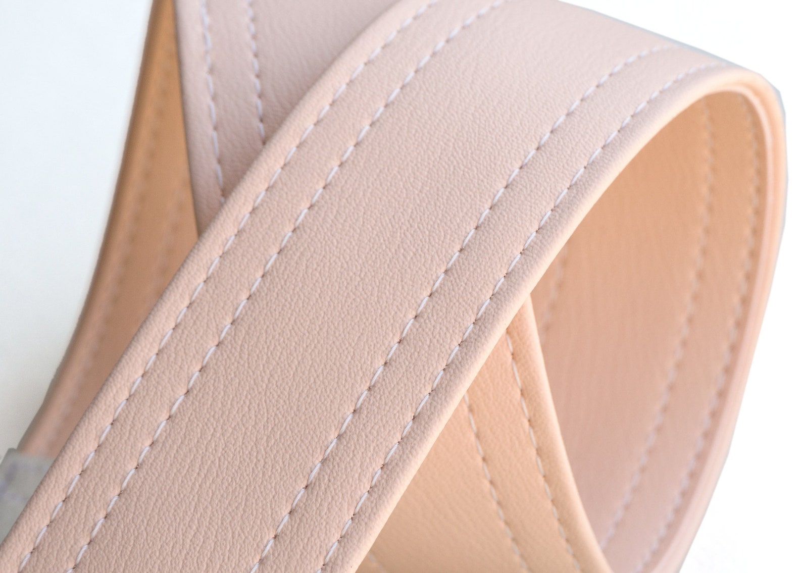 Pastel Pink Camera Strap With White Ends Dusty Pink Vegan - Etsy