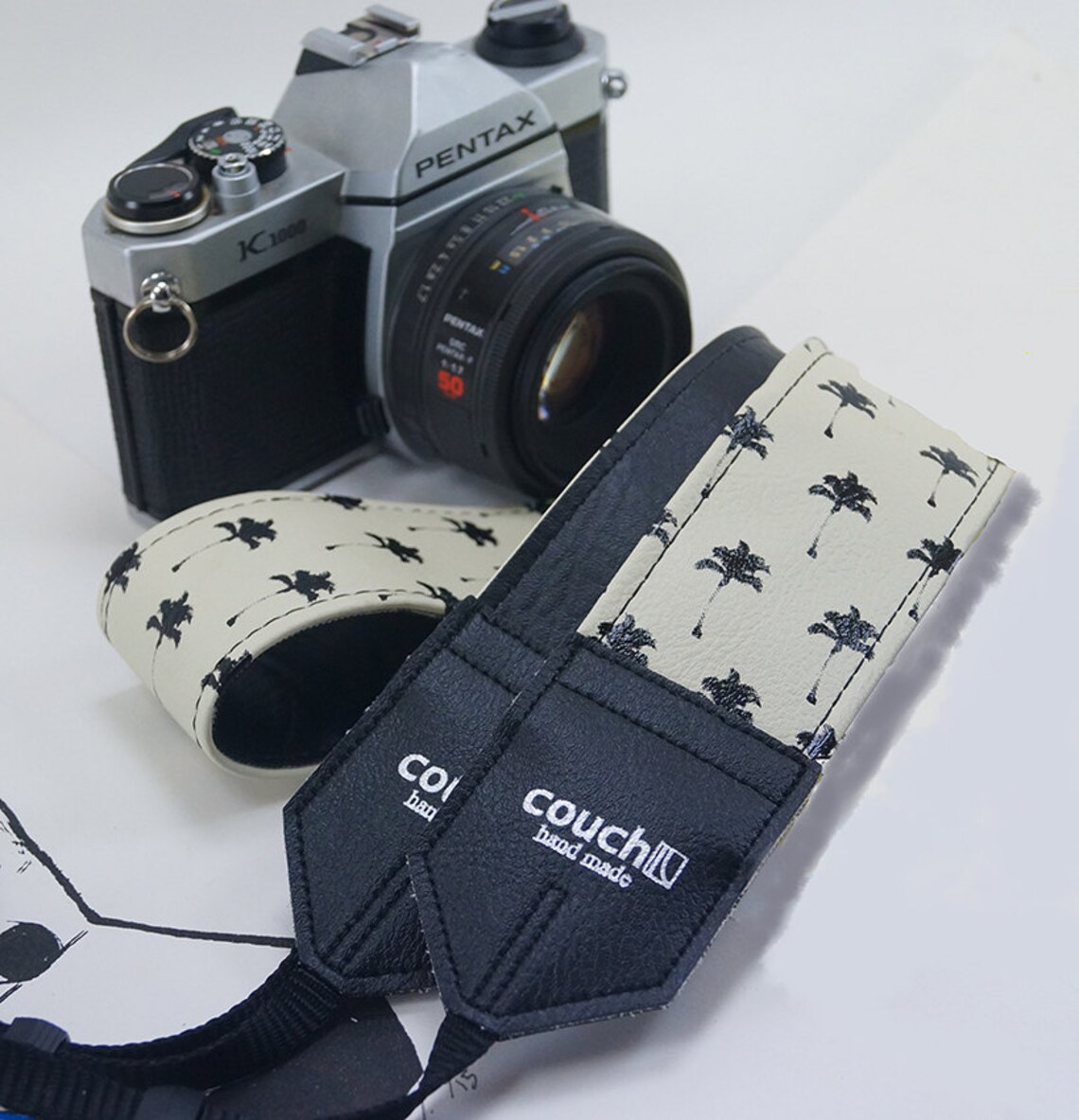 Palm Tree Camera Strap royal Palms Handmade - Etsy