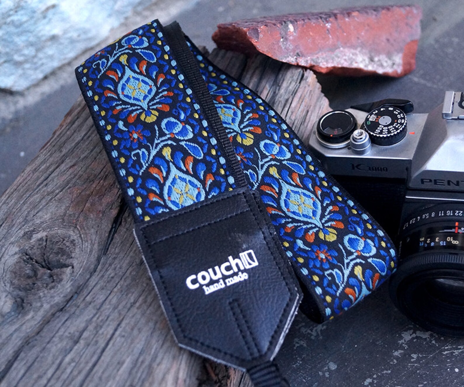 Hendrix Electric Blue Hippie Weave Camera Strap - Etsy Canada