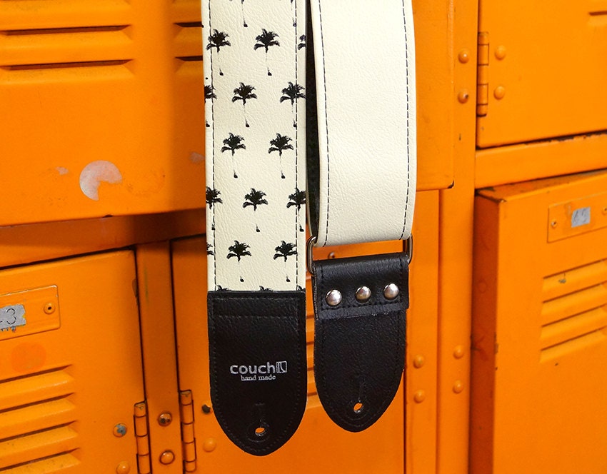 Palm Tree Guitar Strap Royal Palms Ready to Rock Vegan | Etsy