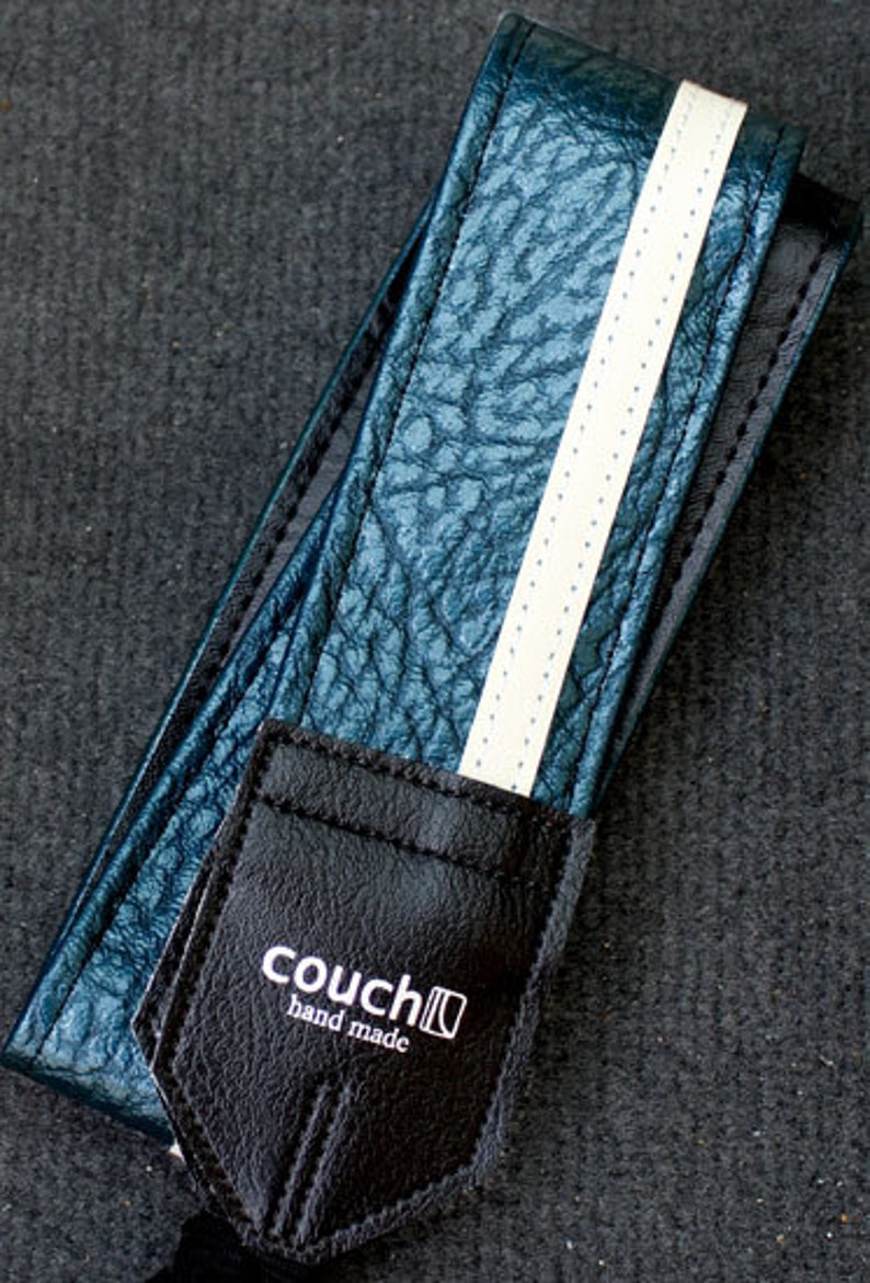 Vintage Blue Racing Stripe Camera Strap 1970's Car Vinyl - Etsy