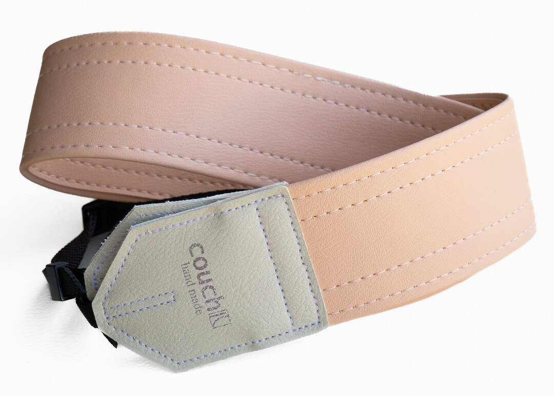 Pastel Pink Camera Strap With White Ends, Dusty Pink, Vegan Vintage ...