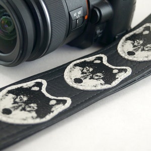 Wolf Camera Strap, Hand Made in 3 Color Options- Howl at the Moon - Etsy