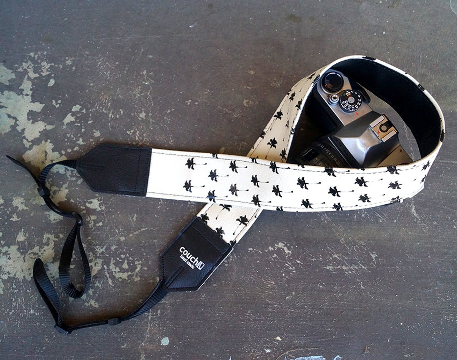 Palm Tree Camera Strap- "royal Palms" Handmade - Etsy