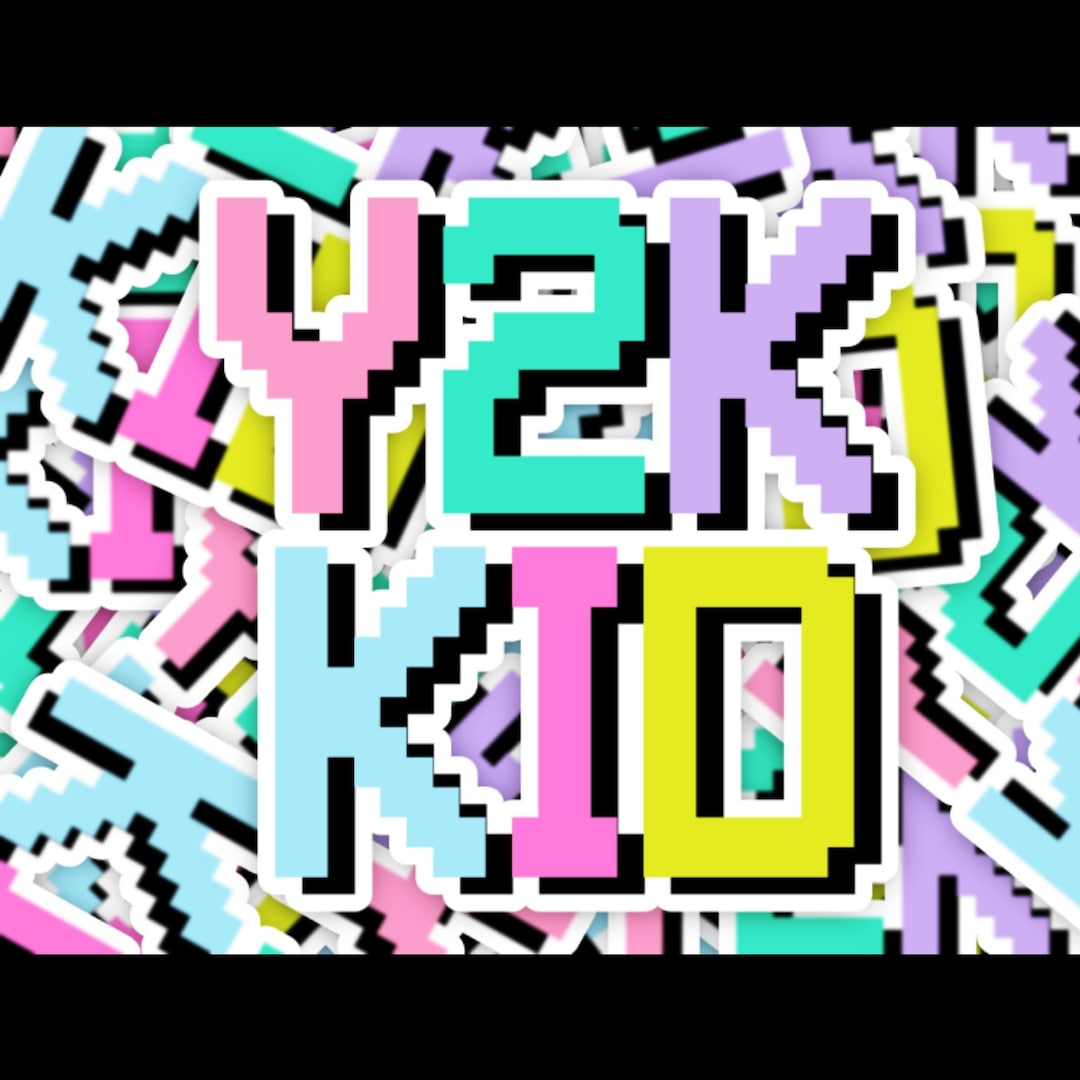 Y2K KID Sticker - Etsy