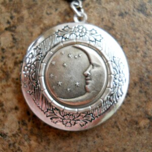 NEW Moon and Stars Enchanted Locket in Silver-exclusive DESIGN - Etsy