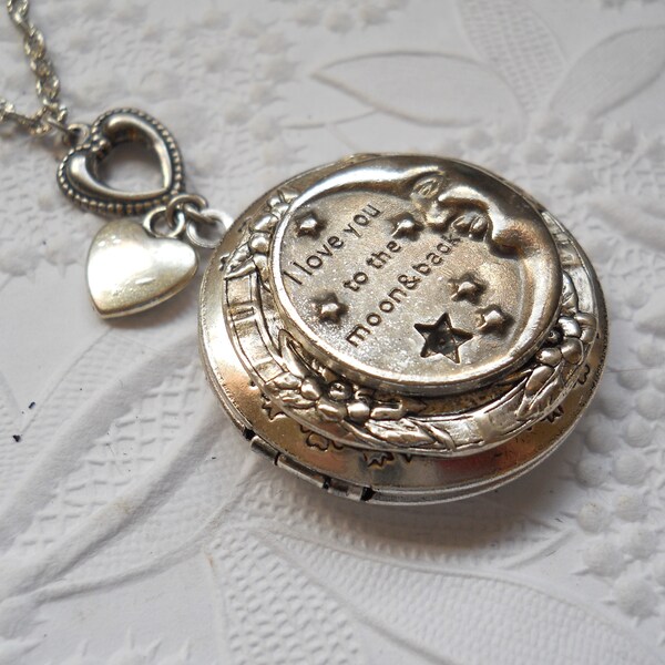 Moon Locket - Etsy