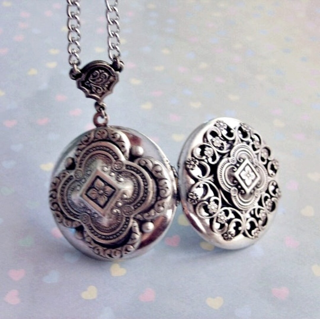 Celtic Splendor DOUBLE SIDED Enchanted Locket Necklace Exclusive Design ...
