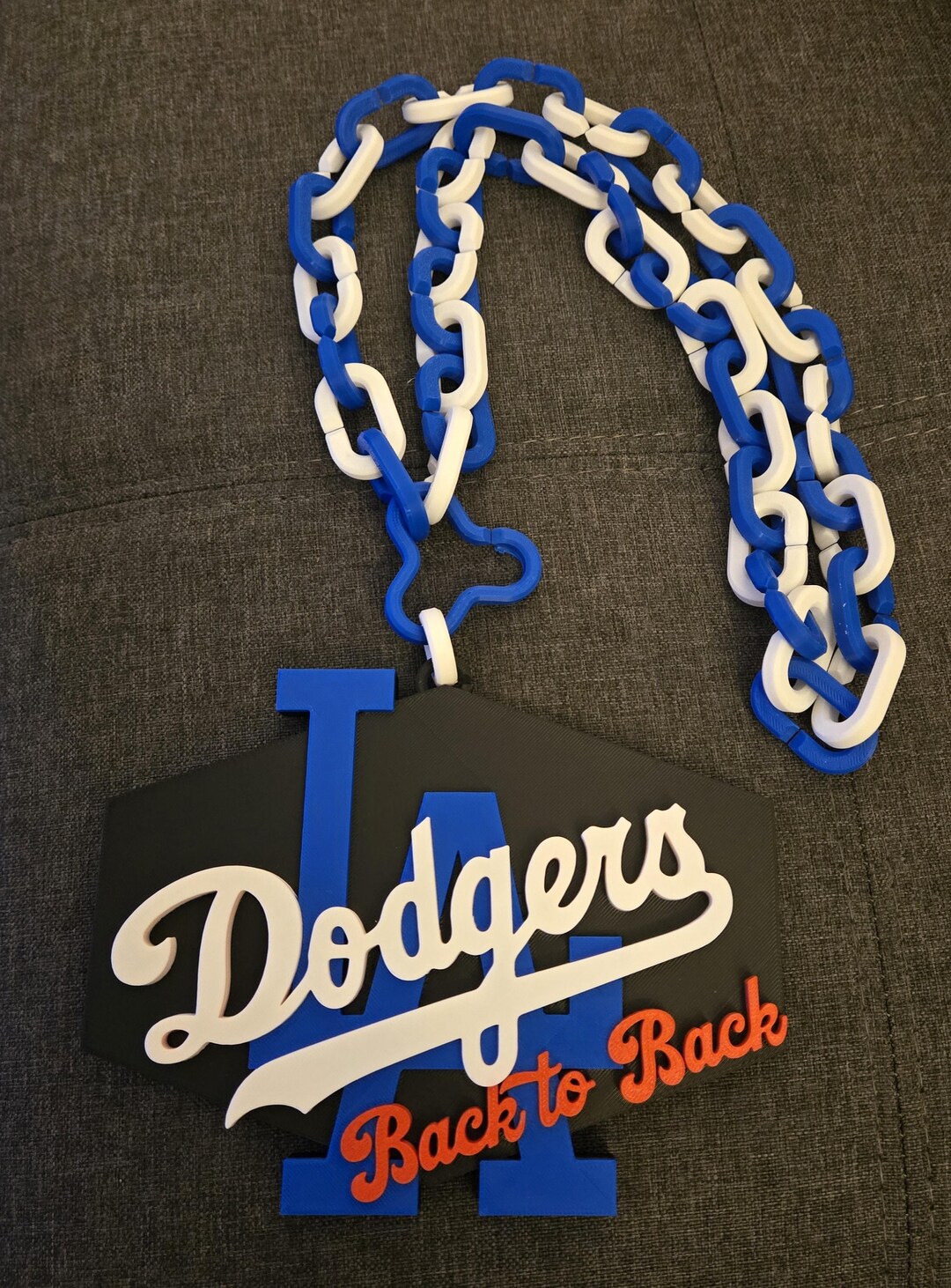 Los Angeles Dodgers Logo Chain – 3D Printed - Etsy