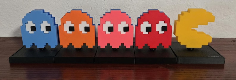 Retro Pac-man Mechanical Toy – 3D Printed Interactive Display - Etsy
