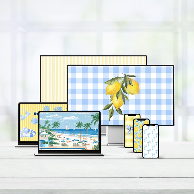 Laptop Background Beach - Etsy UK