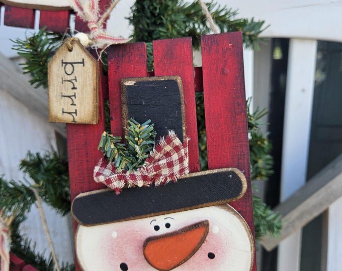 Rustic Brrr Snowman Ornament, Christmas, Holiday Decor, Bunco Prizes ...
