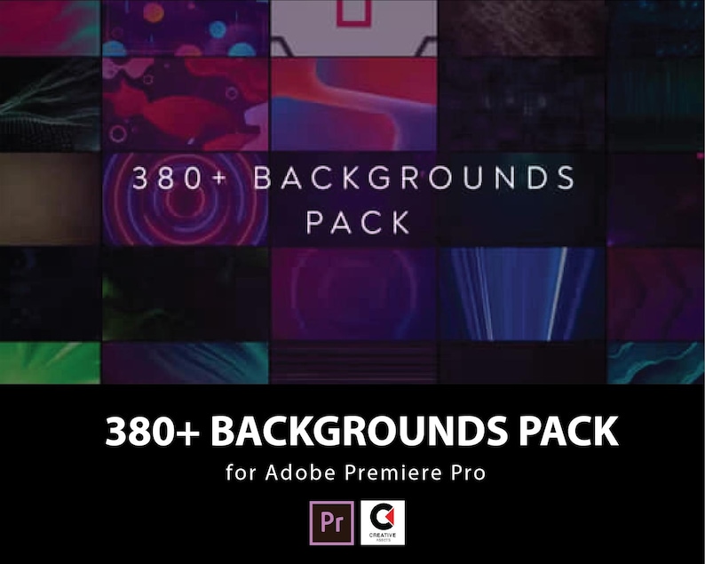 380 Abstract Backgrounds Premiere Pro | Animated Motion Background Pack ...