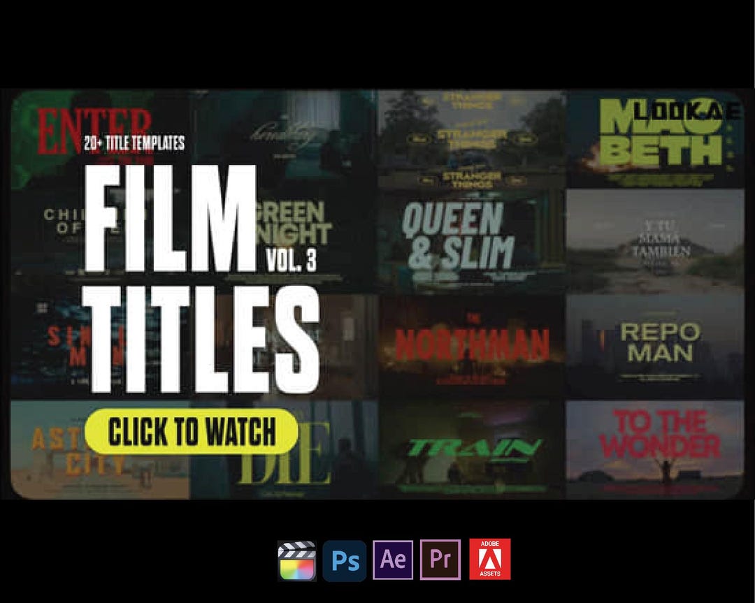 20 Cinematic Movie Film Titles – Tropical Color Grading Templates for ...