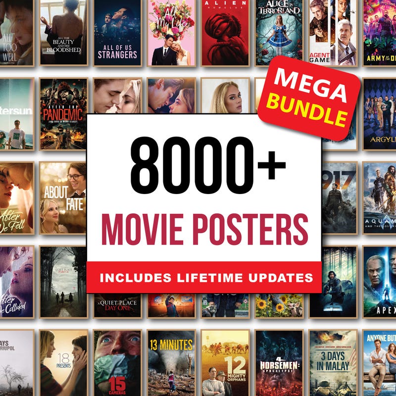 Movie Poster Modern - Etsy UK