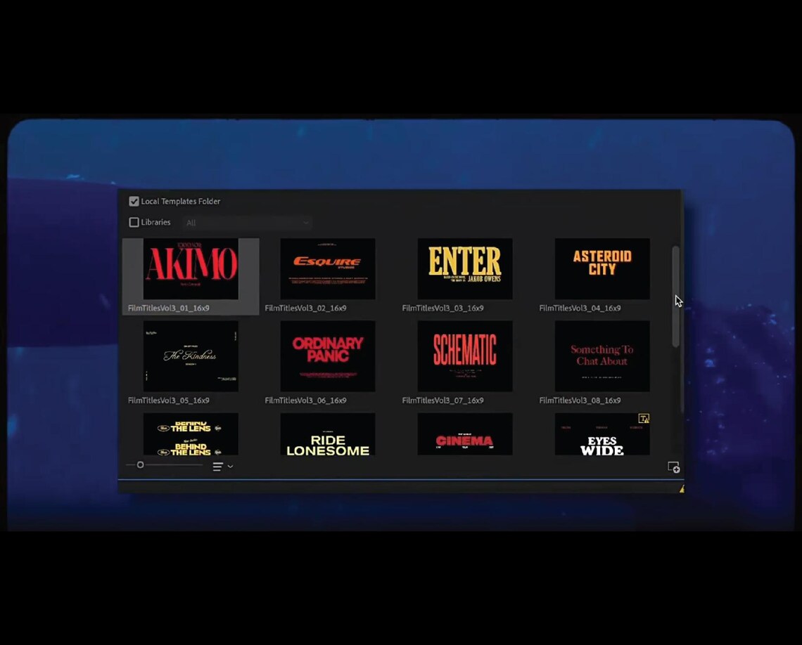 20 Cinematic Movie Film Titles – Tropical Color Grading Templates for ...