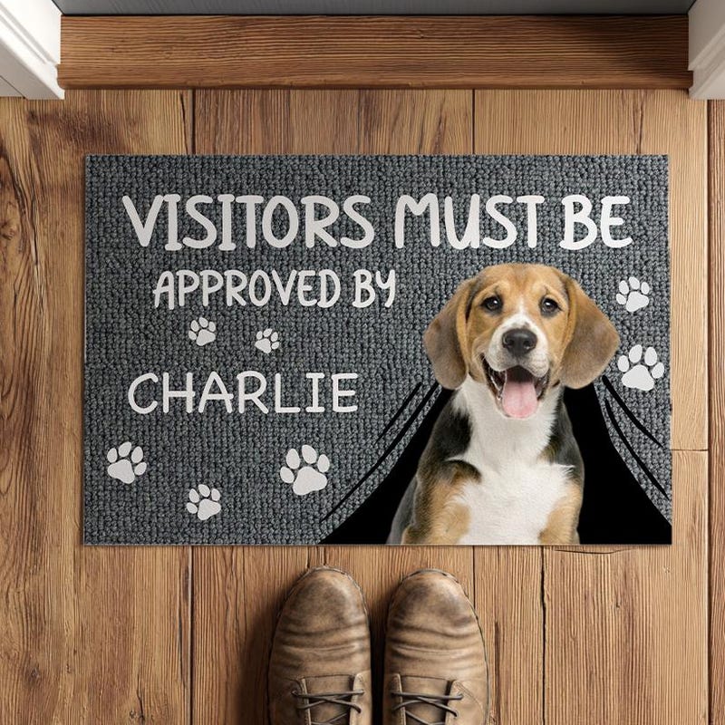 Photo Doormat for Dog - Etsy