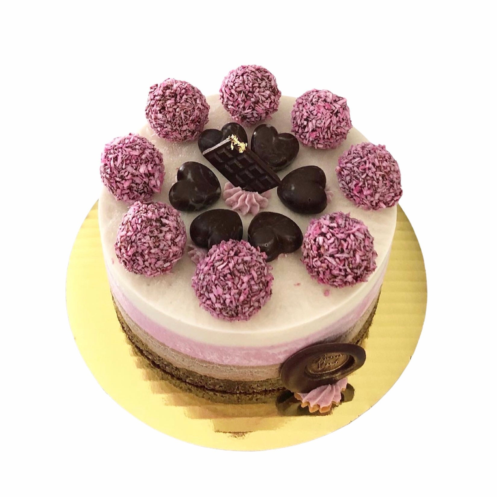 Pastel napolitano de coco orgánico crudo vegano sin - Etsy España