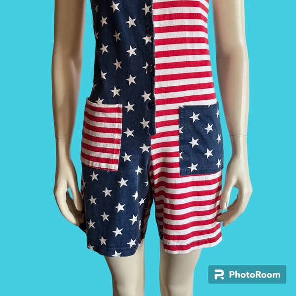 American Flag Romper - Etsy