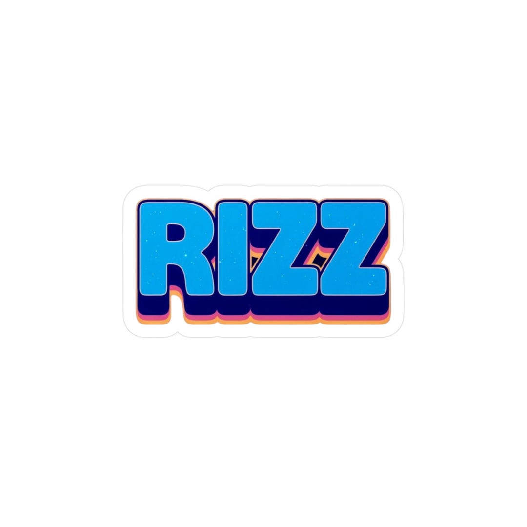 Rizz Sticker - Vinyl Decal - Etsy