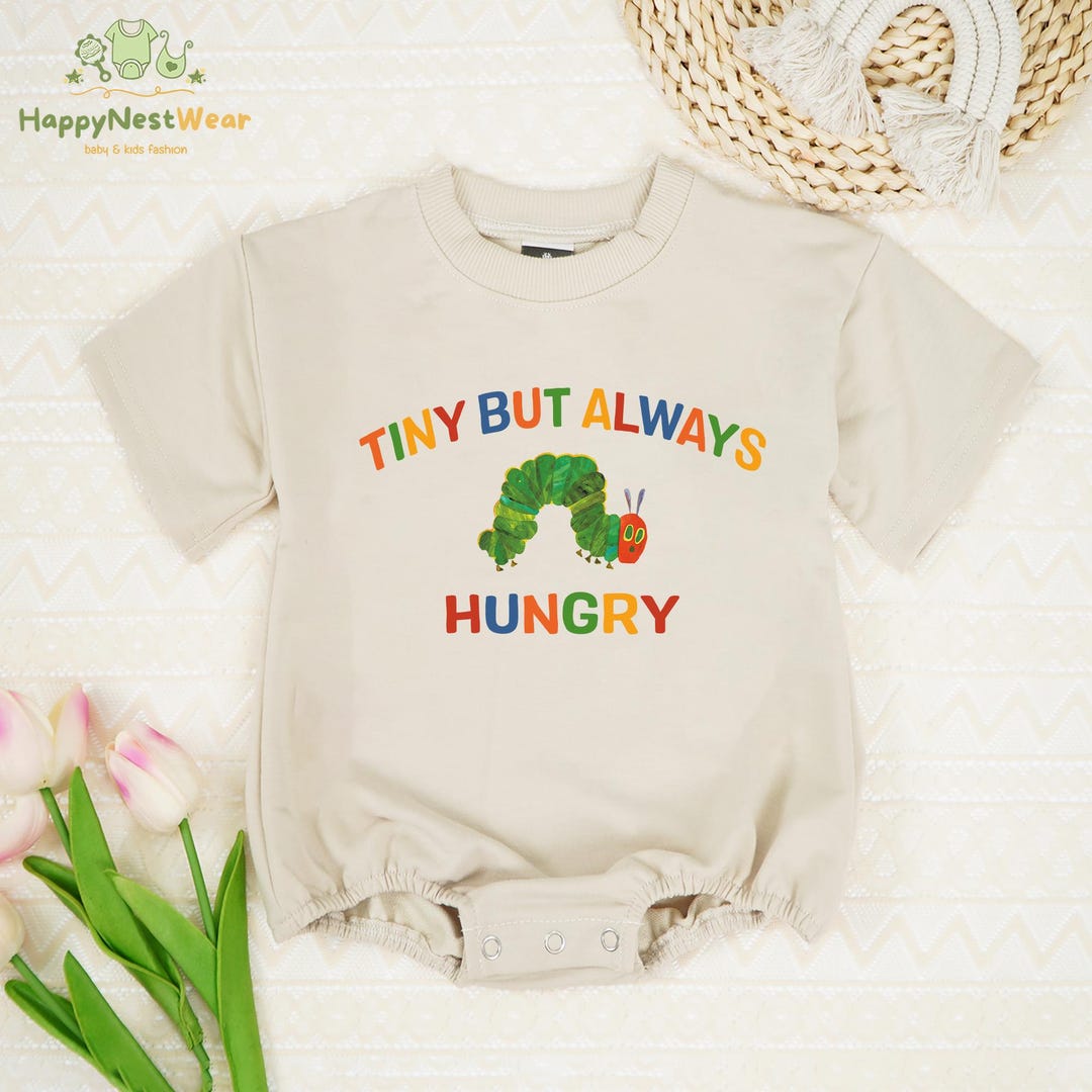 Tiny but Always Hungry Baby Romper, Kids Birthday Gift, Storybook Baby ...