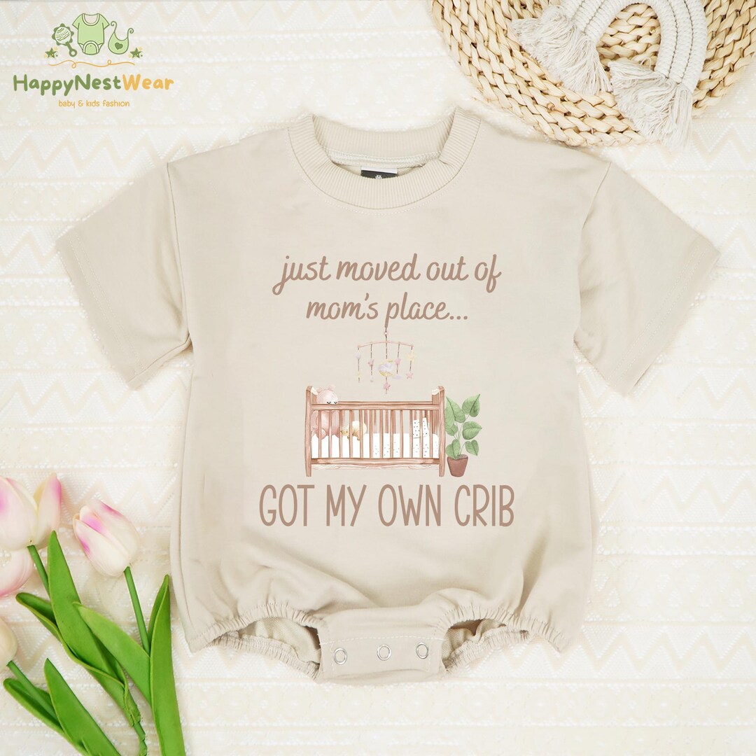 Got My Own Crib Baby Romper, Funny Newborn Baby Bodysuit, Newborn Gifts ...