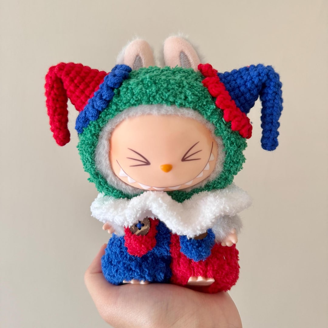 Labubu Outfit- Clown Themed Plush Costume- Labubu Clothes,labubu Doll ...
