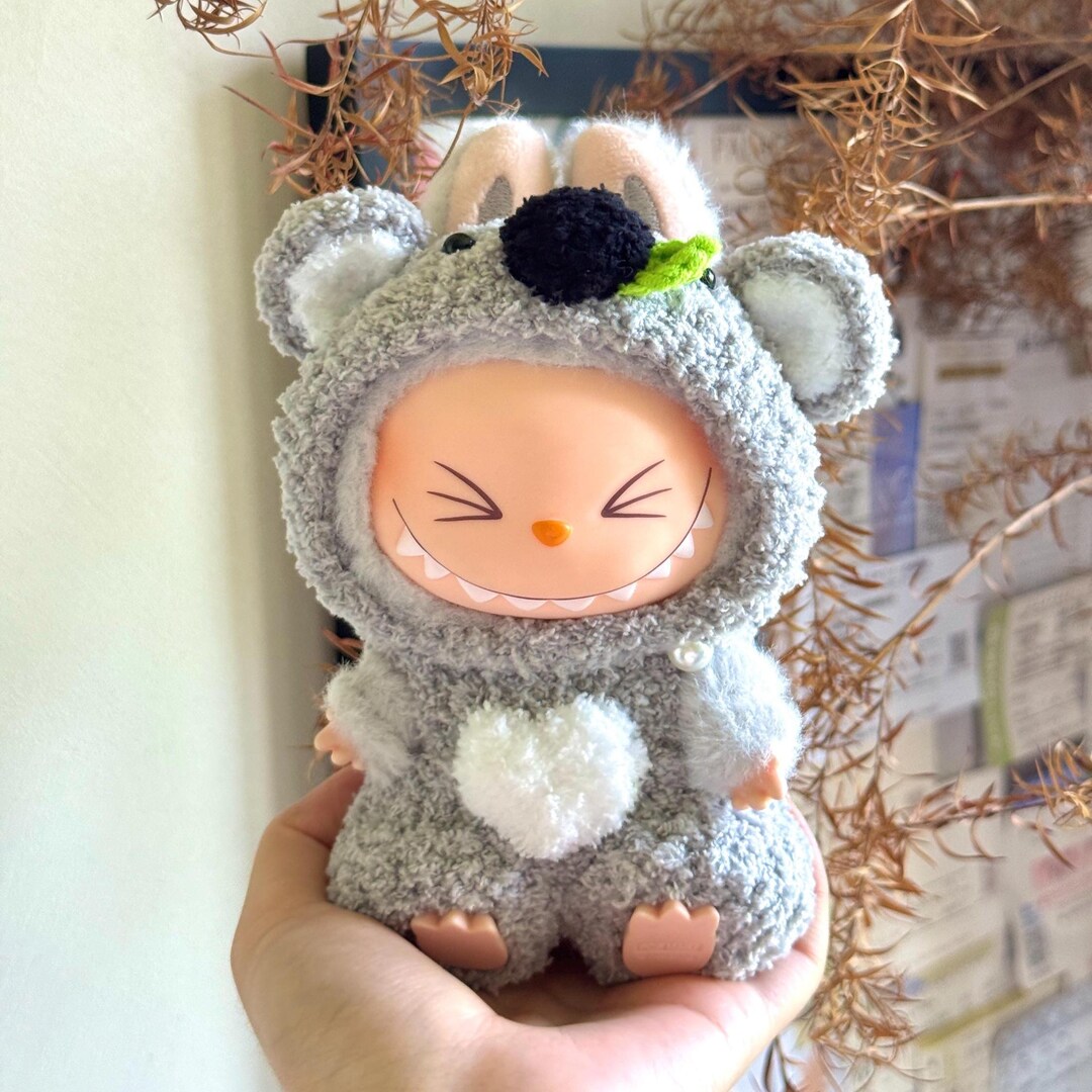Adorable Baby Koala Costume for Standing&sitting Labubu Doll(dolls Are ...