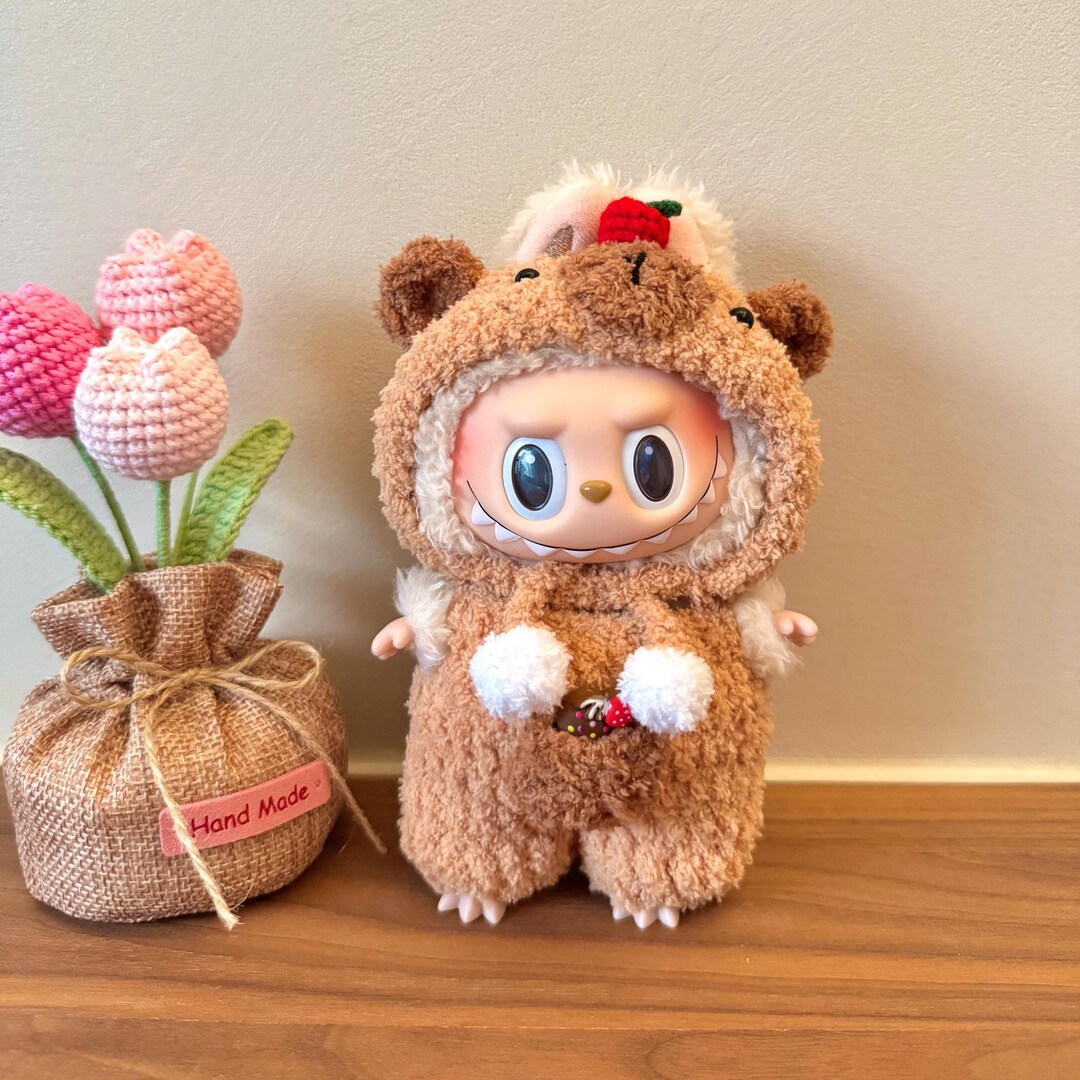 Adorable Capybara Costume for Labubu Doll(dolls Are Not Included ...