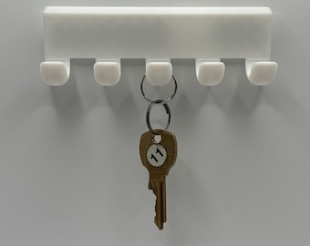 Key Holder Hooks Wall Mounted Keys Holder ORGANISER 3D PRINTED - Etsy UK