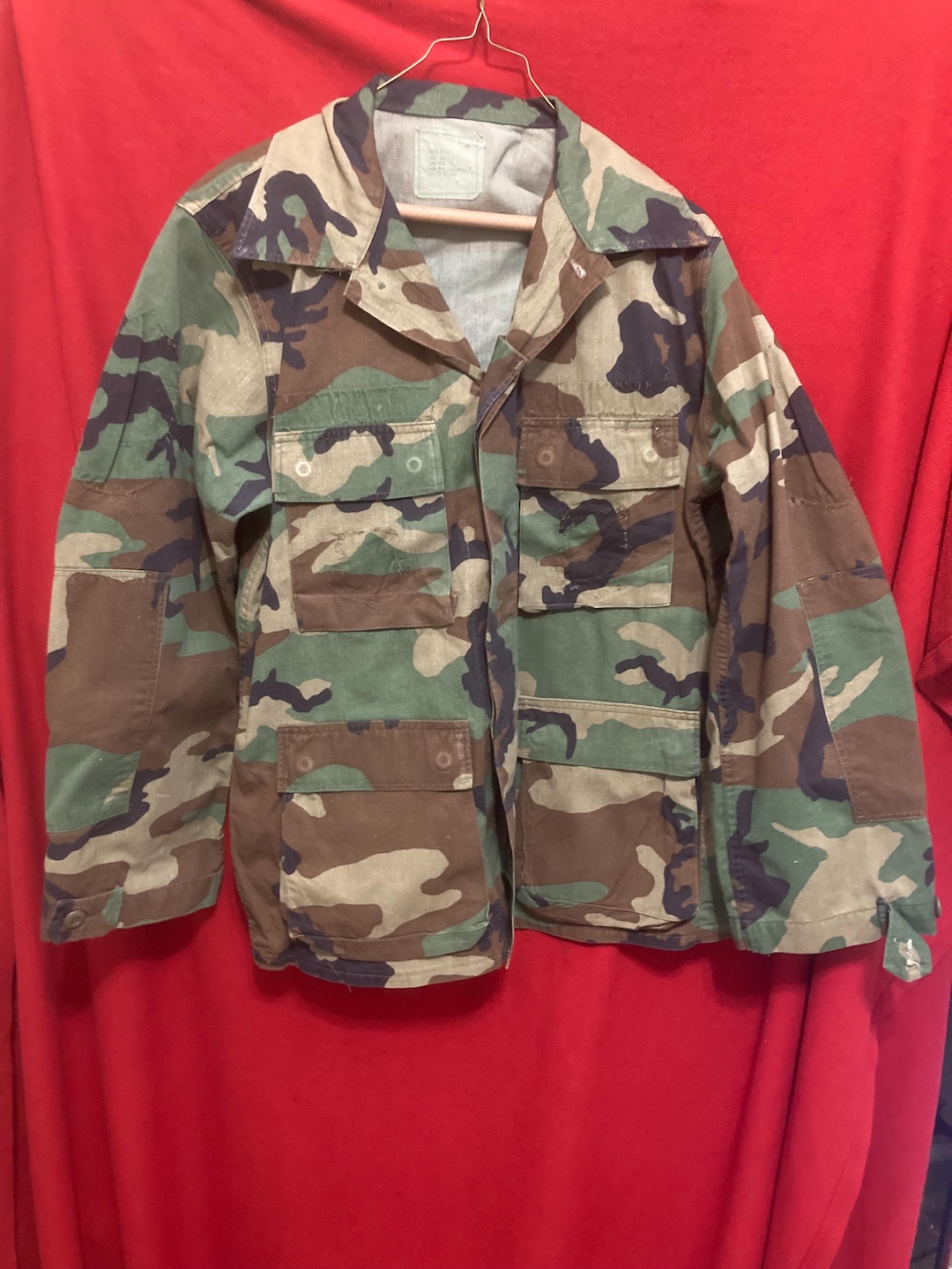 US M81 Woodland BDU Shirt, Army Military Camo Uniform Medium Regular - Etsy