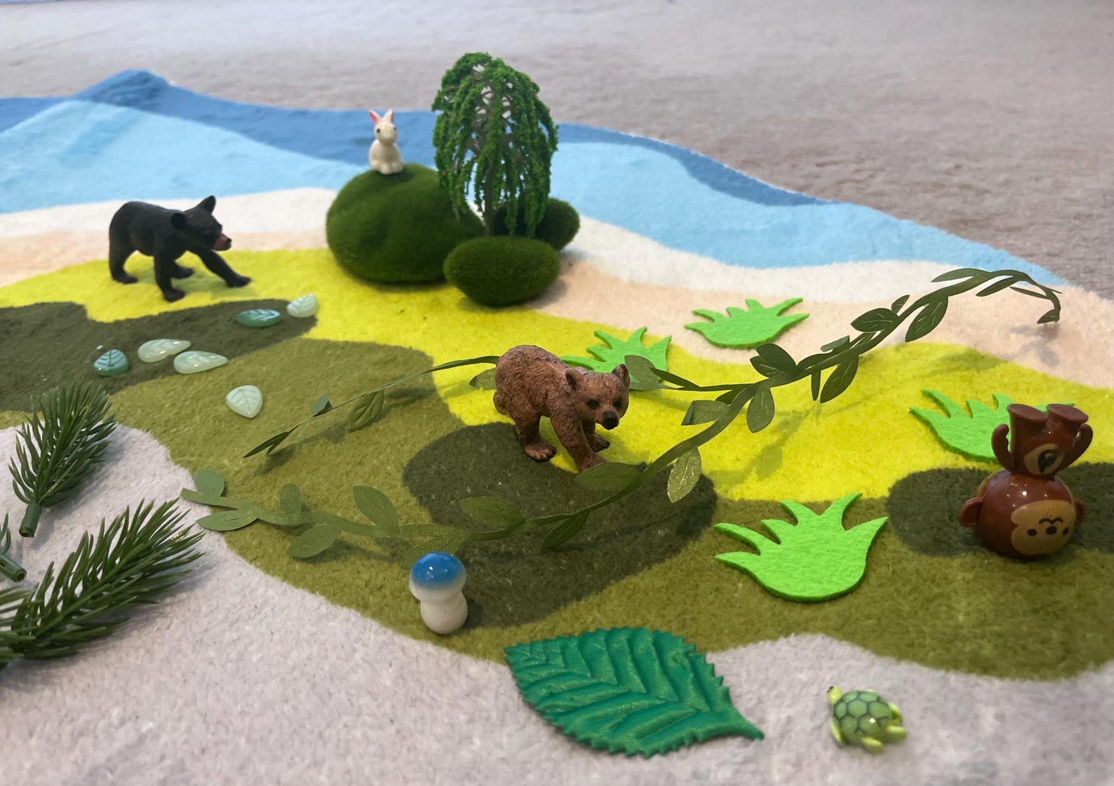 WOODLAND PLAYSCAPE Sensory Open-ended Small-world Play. Curated Nature ...