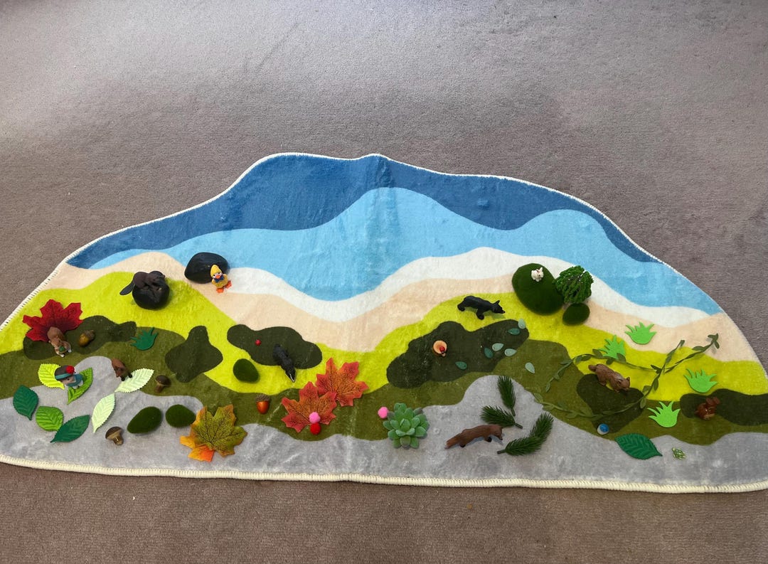 WOODLAND PLAYSCAPE Sensory Open-ended Small-world Play. Curated Nature ...